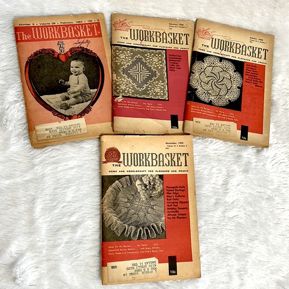 The Workbasket | Other | Vintage The Workbasket 3 Home And Needlecraft ...